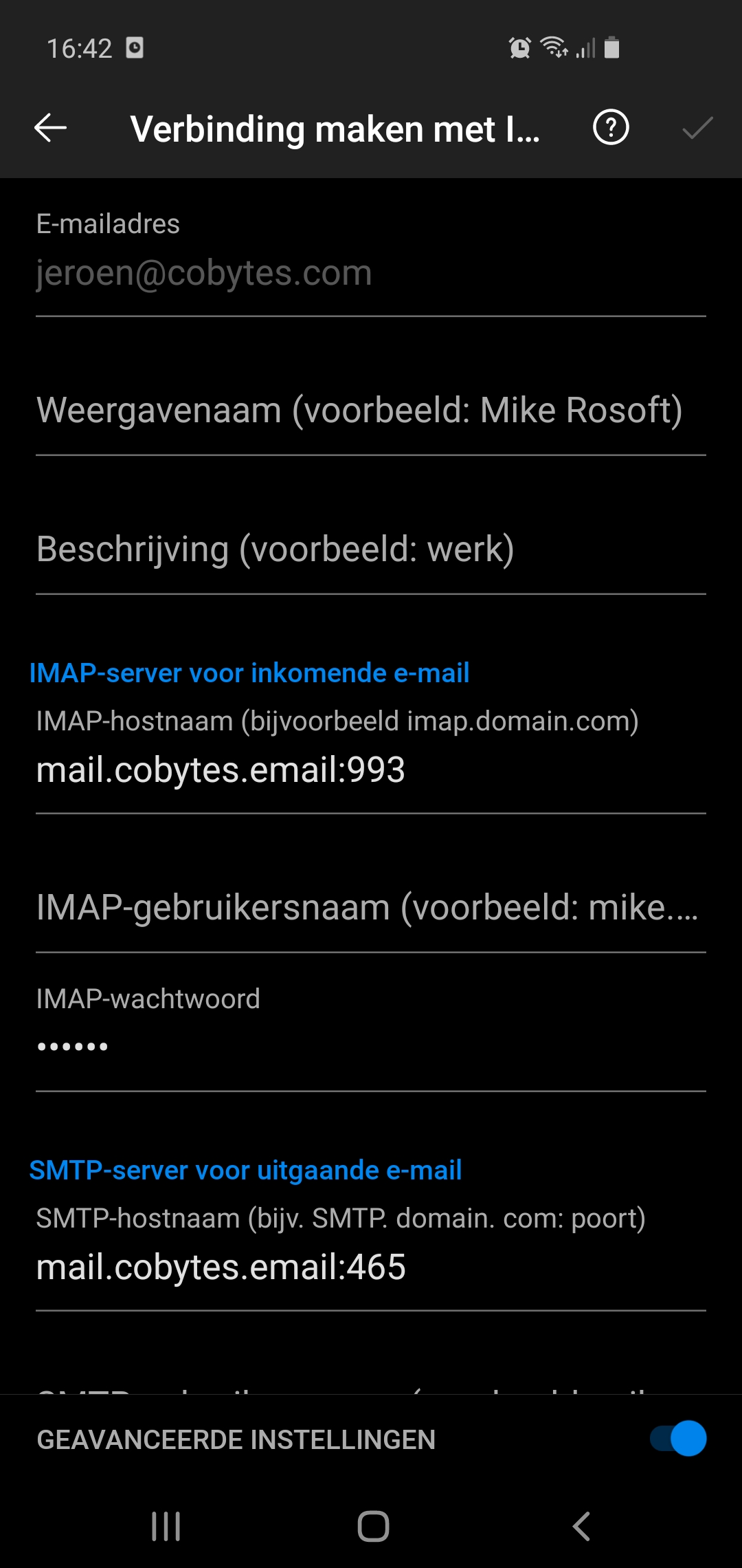 Mailbox instellen Outlook